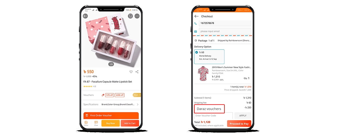 How To Redeem Daraz First Order Voucher | Daraz Life